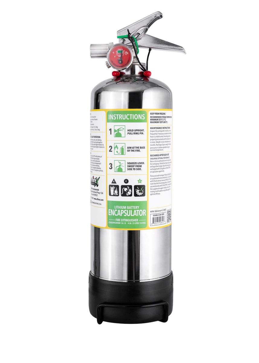 E-FireX Fire Extinguisher 2 Liter – BigEV.com